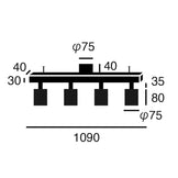 Grid PLUS 4-down light｜ARTWORKSTUDIO公式
